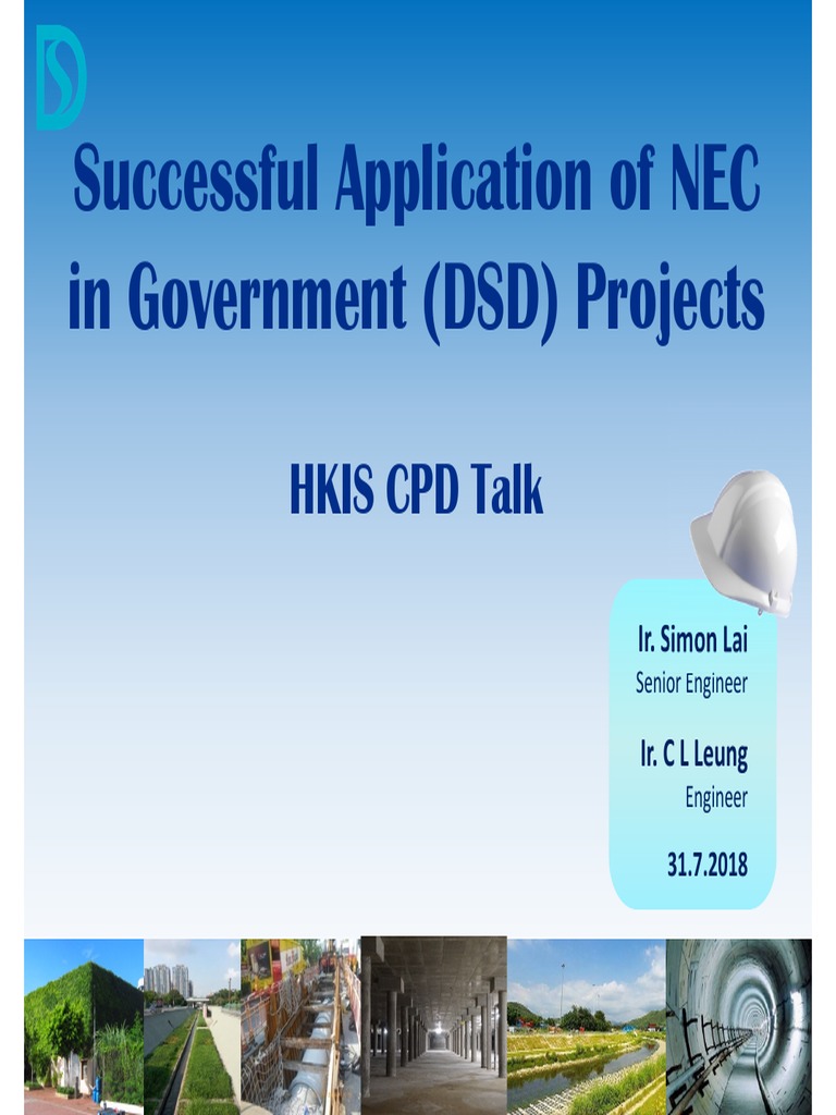 Successful Application of NEC Contract Principles in Government ...