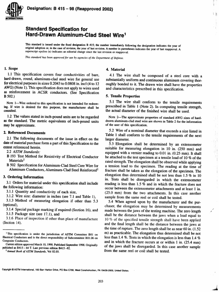Astm B 415 | PDF