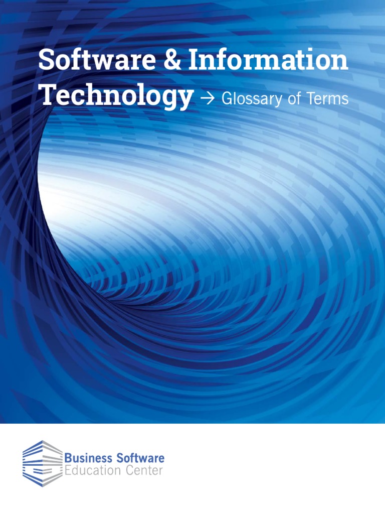 Software and Information Technology Glossary of Terms | PDF | Cloud ...