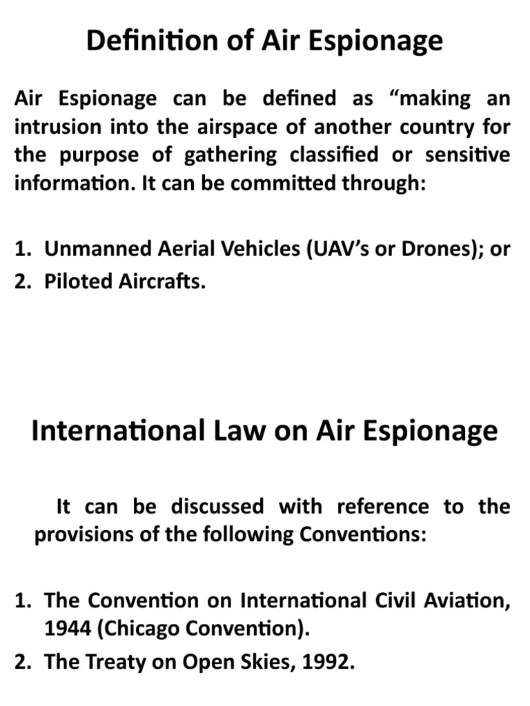 Air And Space Law PDF Unmanned Aerial Vehicle Treaty