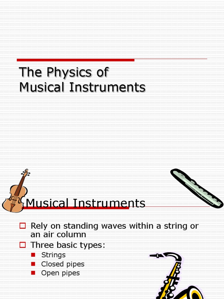 Understanding Standing Waves in Instruments | PDF | Art