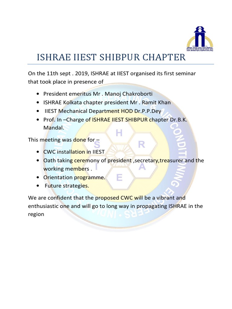 PDF Ishrae Final | PDF