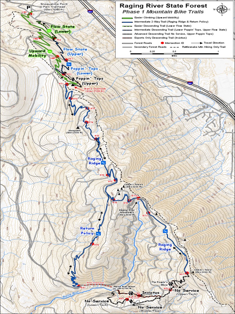 Proposed Mountain Bike Trail Map and Descriptions for Raging River ...