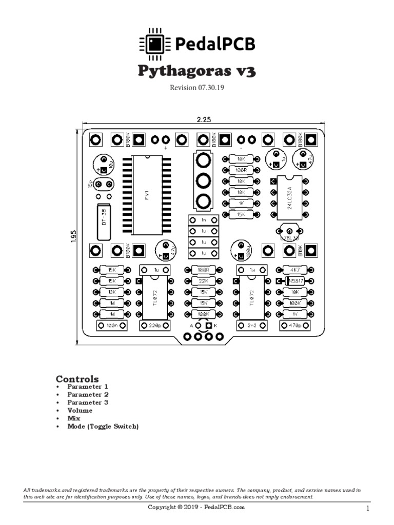Pythagoras v3: Controls | PDF | Electronics | Electronic Engineering