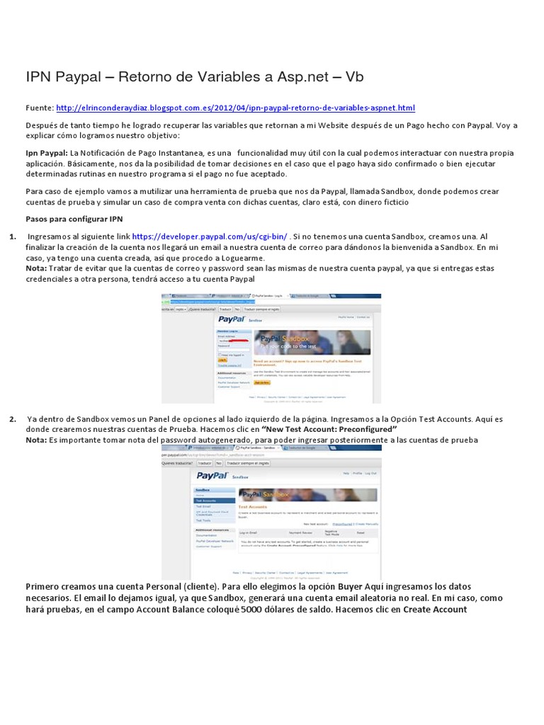 IPN Paypal | PDF | Contraseña | Áreas de informática