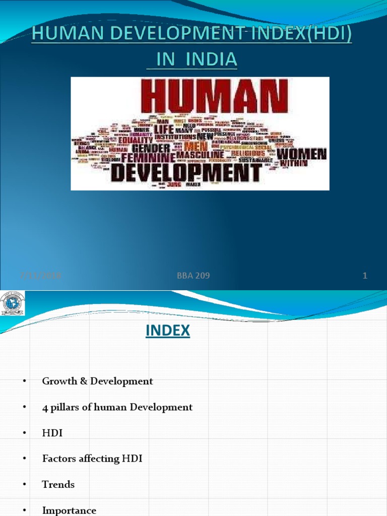 Human Development Index PDF | PDF | Human Development Index | Economics