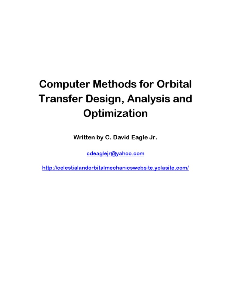 Computer Methods For Orbit Transfer | PDF | Orbit | Mathematical Optimization