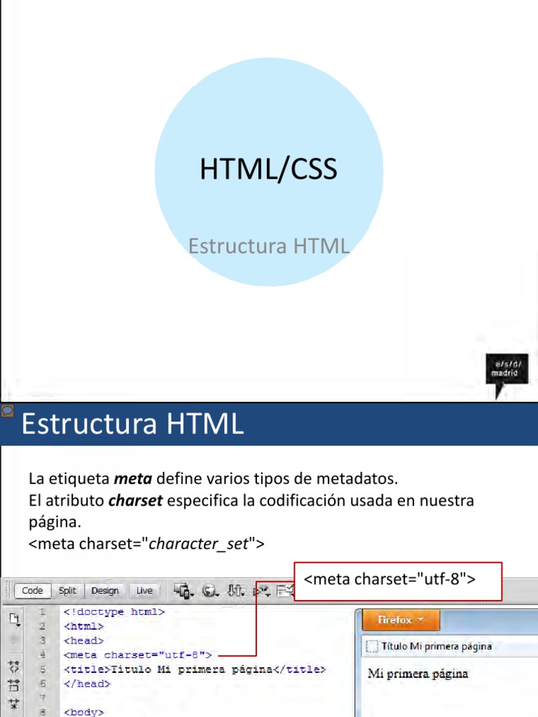 02-Estructura HTML Bloques | PDF | Hojas de estilo en cascada | HTML