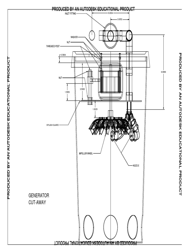 Produced by An Autodesk Educational Product: Generator Cut-Away | PDF