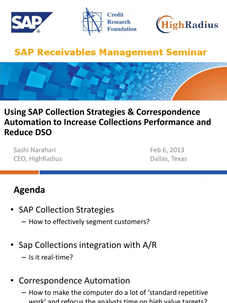 Sap Collections Strategies and Automated Correspondence PDF | PDF ...