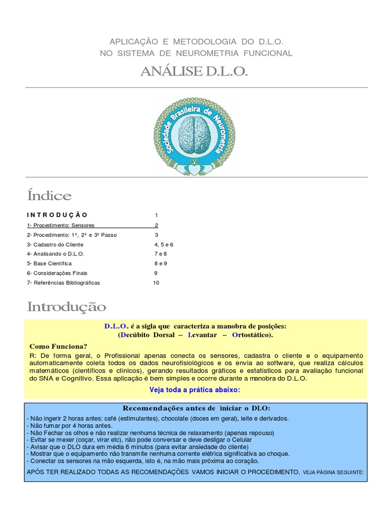 Como Aplicar o Dlo | PDF | Oxigênio | Estresse (Biologia)