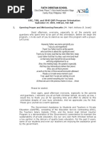 Emcee Script Turn-Over Ceremony | PDF