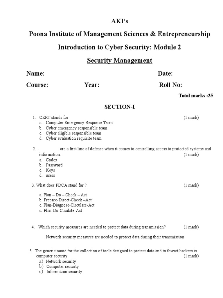 Poona Institute of Management Sciences & Entrepreneurship Introduction ...