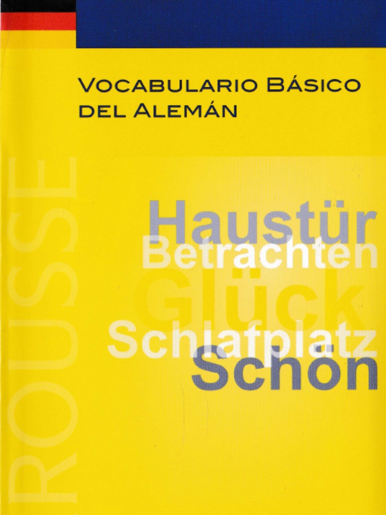 Vocabulario Básico Del Alemán | PDF