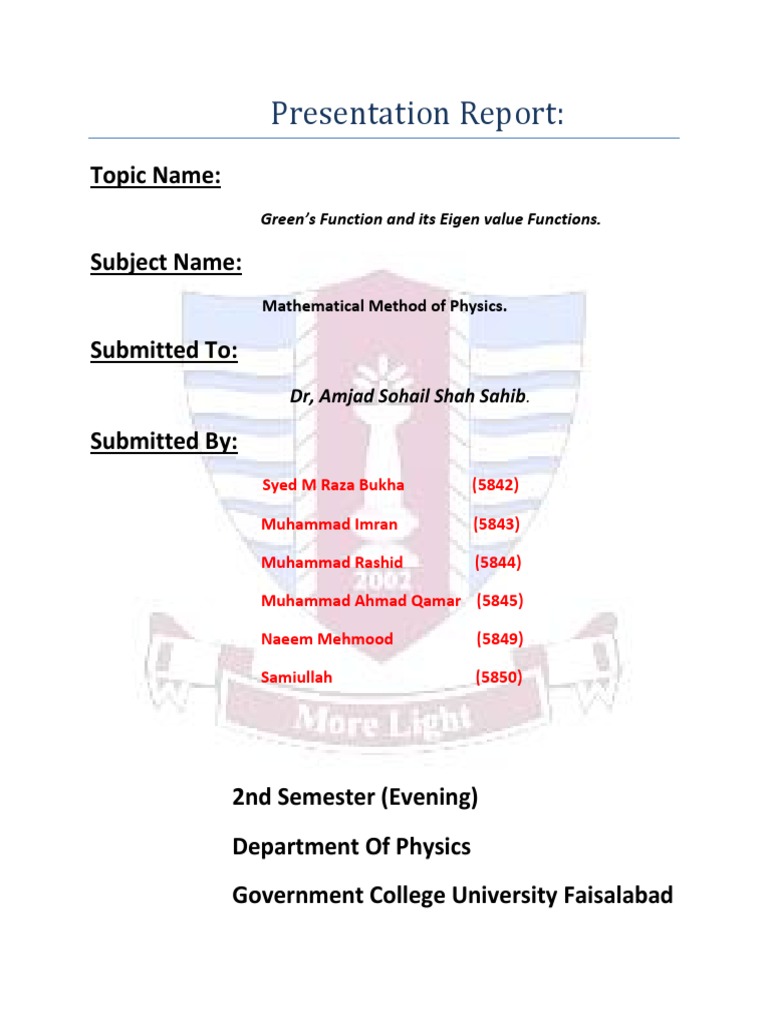 Green Function | PDF | Green's Function | Boundary Value Problem