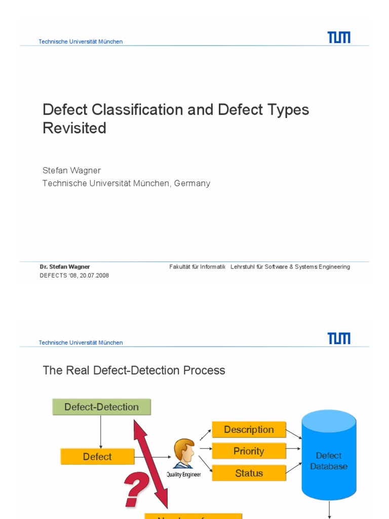 Defect Classifications | PDF | Databases | Information Technology ...
