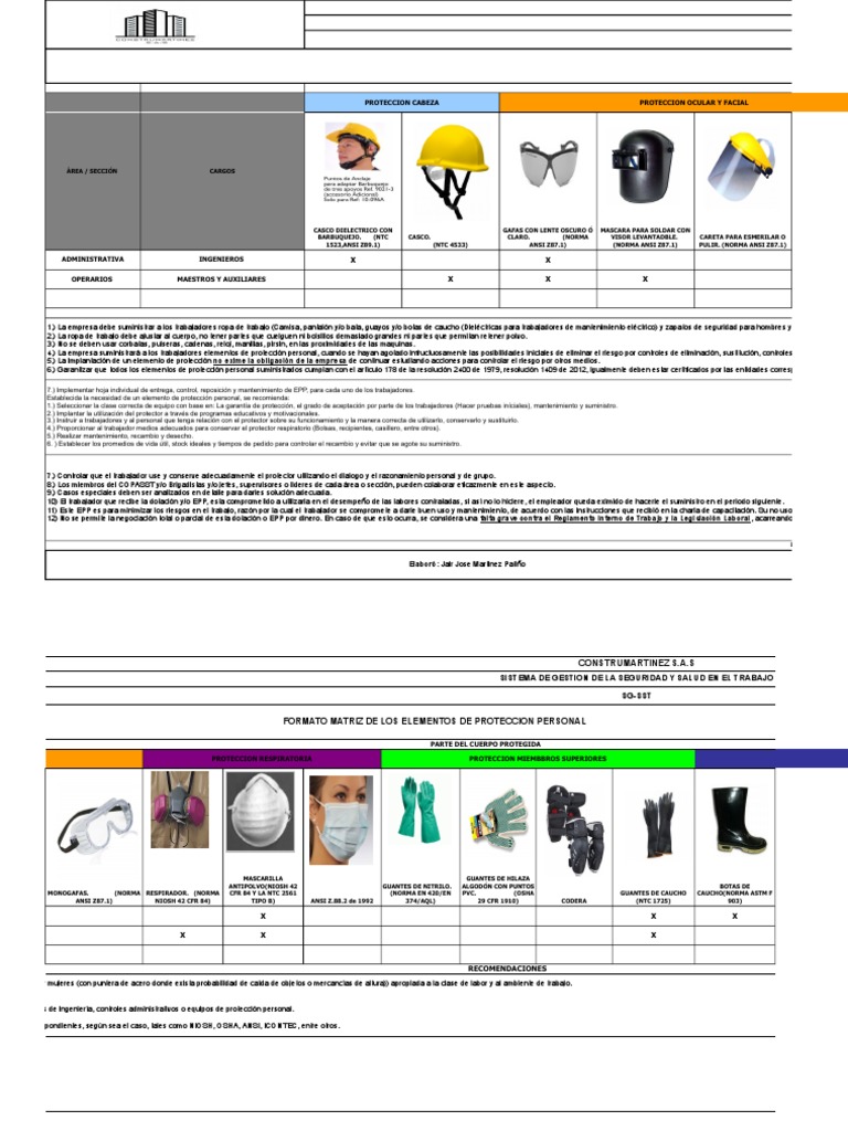 Matriz de Epp | PDF | Naturaleza | Bienestar