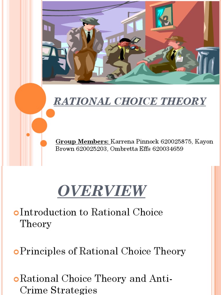Rational Choice Theory | PDF | Crime & Violence | Crime Thriller