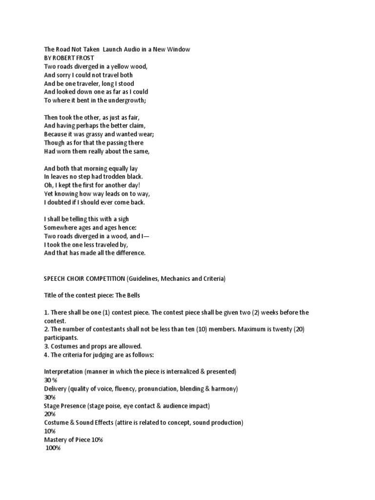 Speech Choir | PDF | Cosplay | Deities