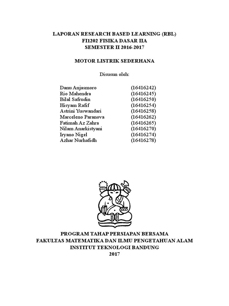 RBL Fisika Dasar | PDF