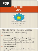 Diagnosa Sifilis: RPR dan VDRL | PDF