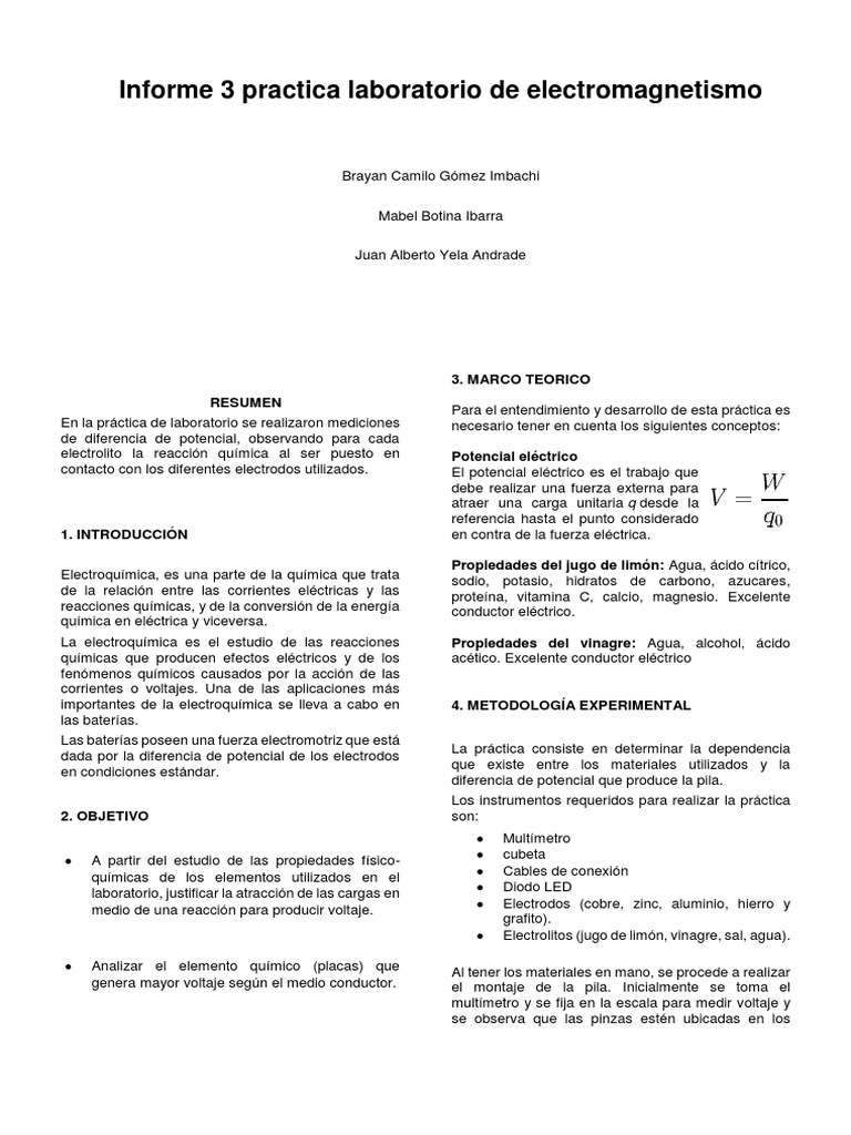 Pila Electroquimica | PDF | Electroquímica | Electrólito