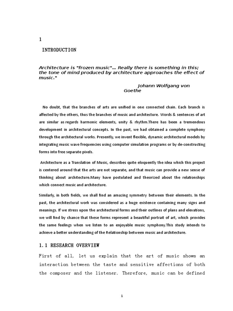 Music and Architecture | PDF | Harmony | Musical Compositions