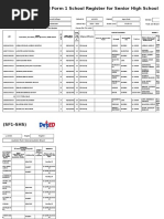 School Form 2 (SF2) Daily Attendance Report of Learners | PDF ...
