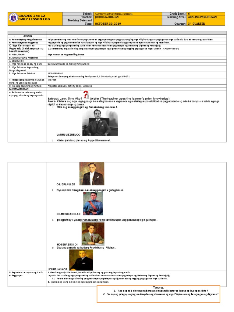 Co Ap6 Third Quarter | PDF