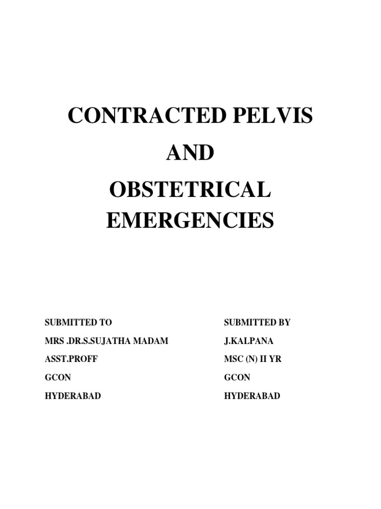 Contracted Pelvis | Download Free PDF | Pelvis | Childbirth