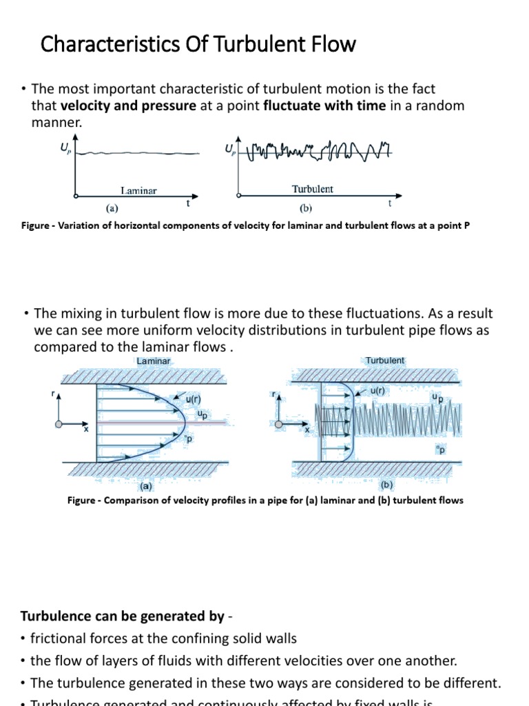 Characteristics of Turbulent Flow | PDF | Turbulence | Reynolds Number