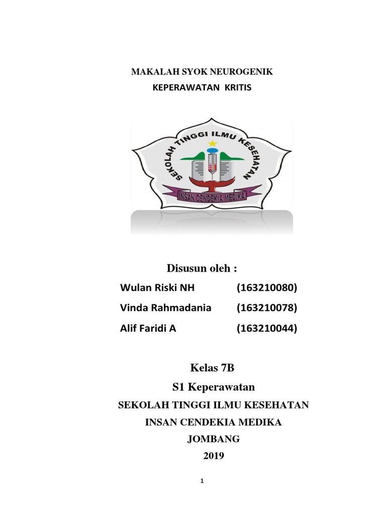 Asuhan Keperawatan Syok Neurogenik | PDF
