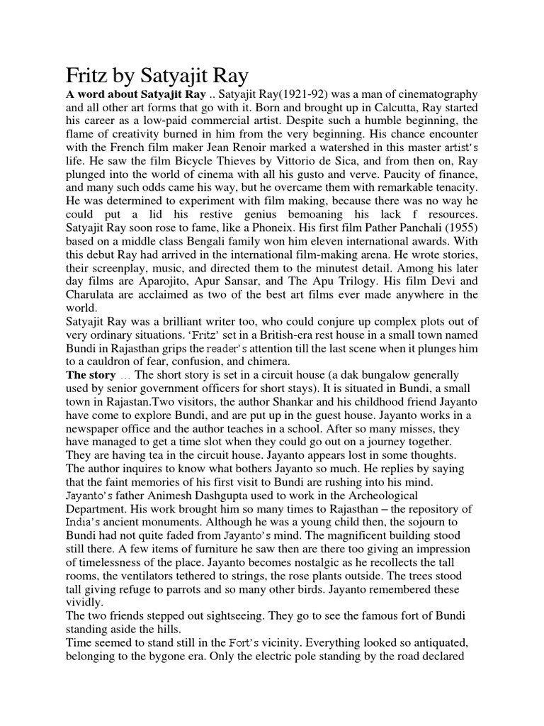 Fritz Notes | PDF