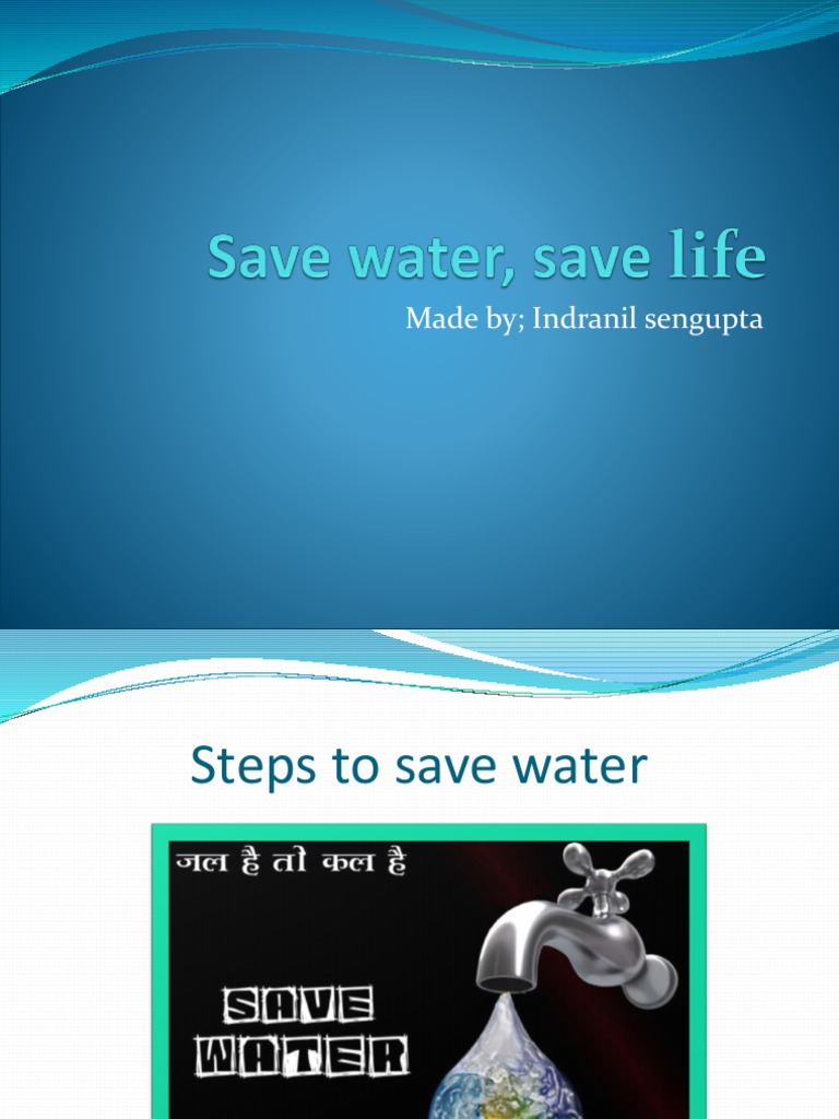 Five Simple Steps to Conserve Water and Preserve Life | PDF