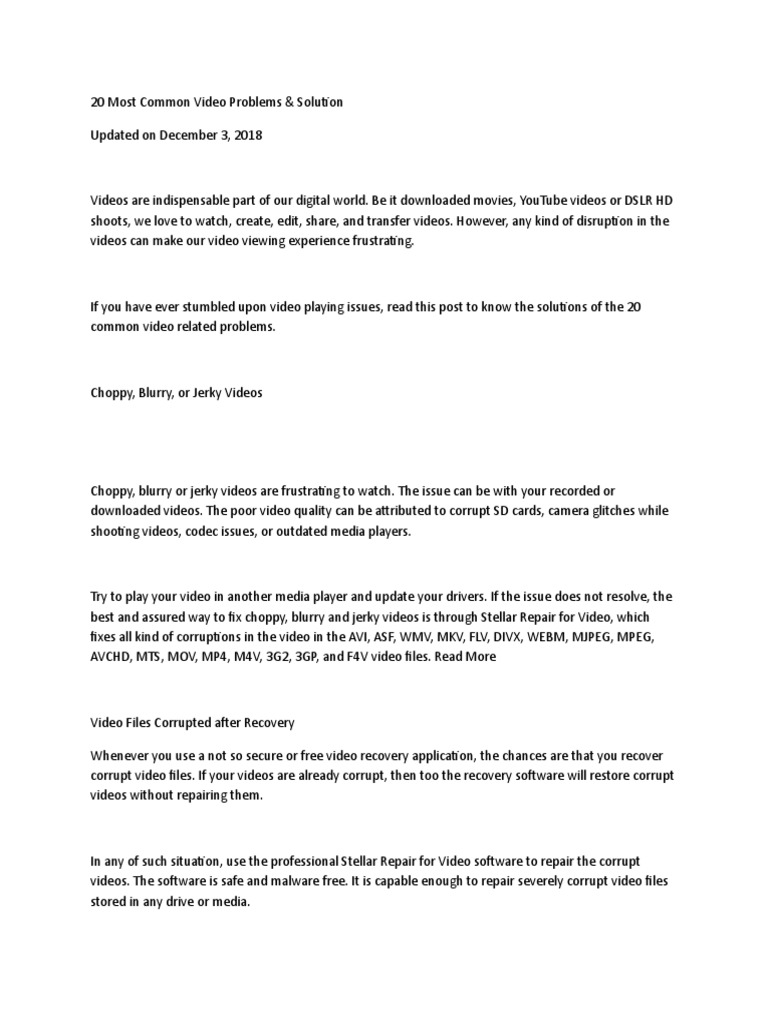 20 Most Common-WPS Office | PDF | Codec | Video