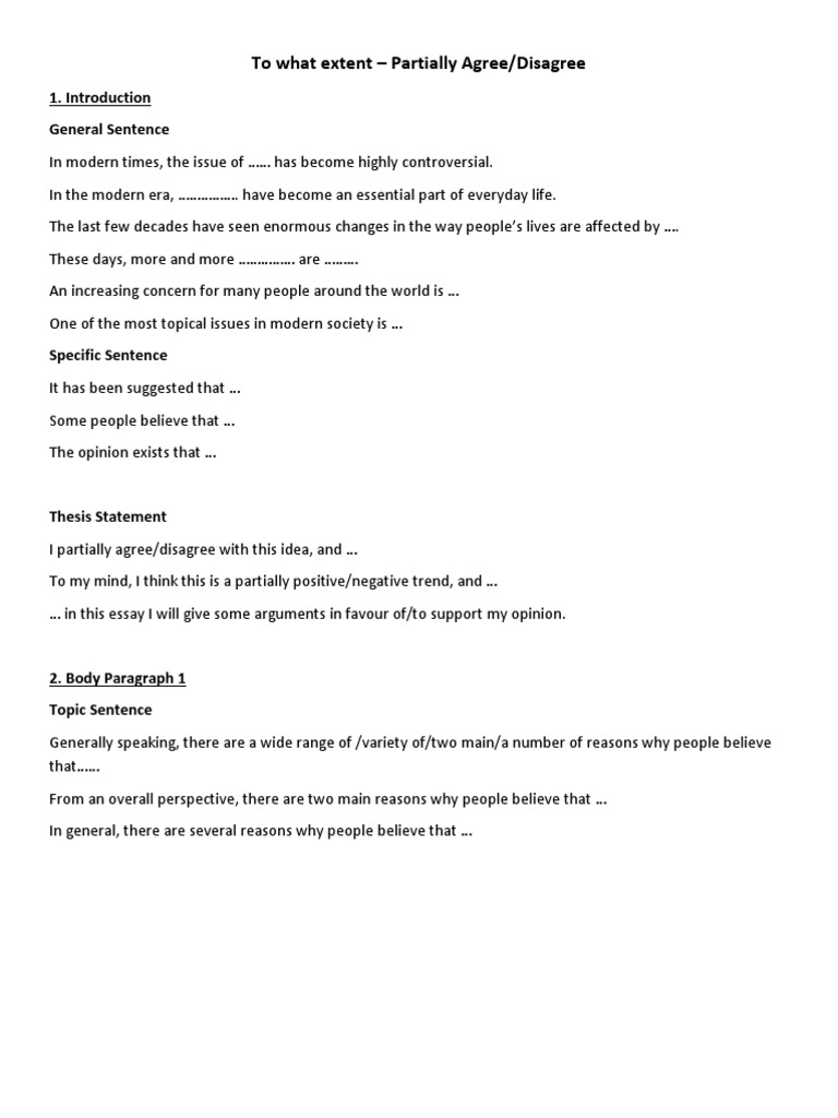 To What Extent Structure and Stock Phrases | PDF | Reason | Essays