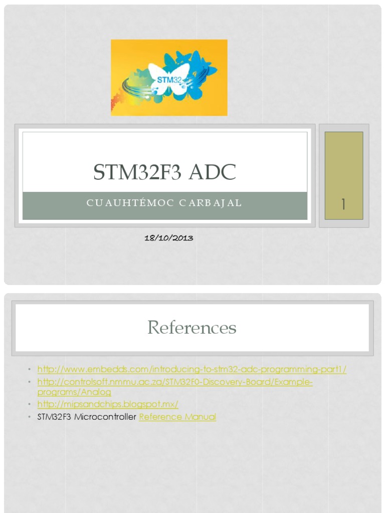 Stm32f3 Adc | PDF | Analog To Digital Converter | Electrical Circuits
