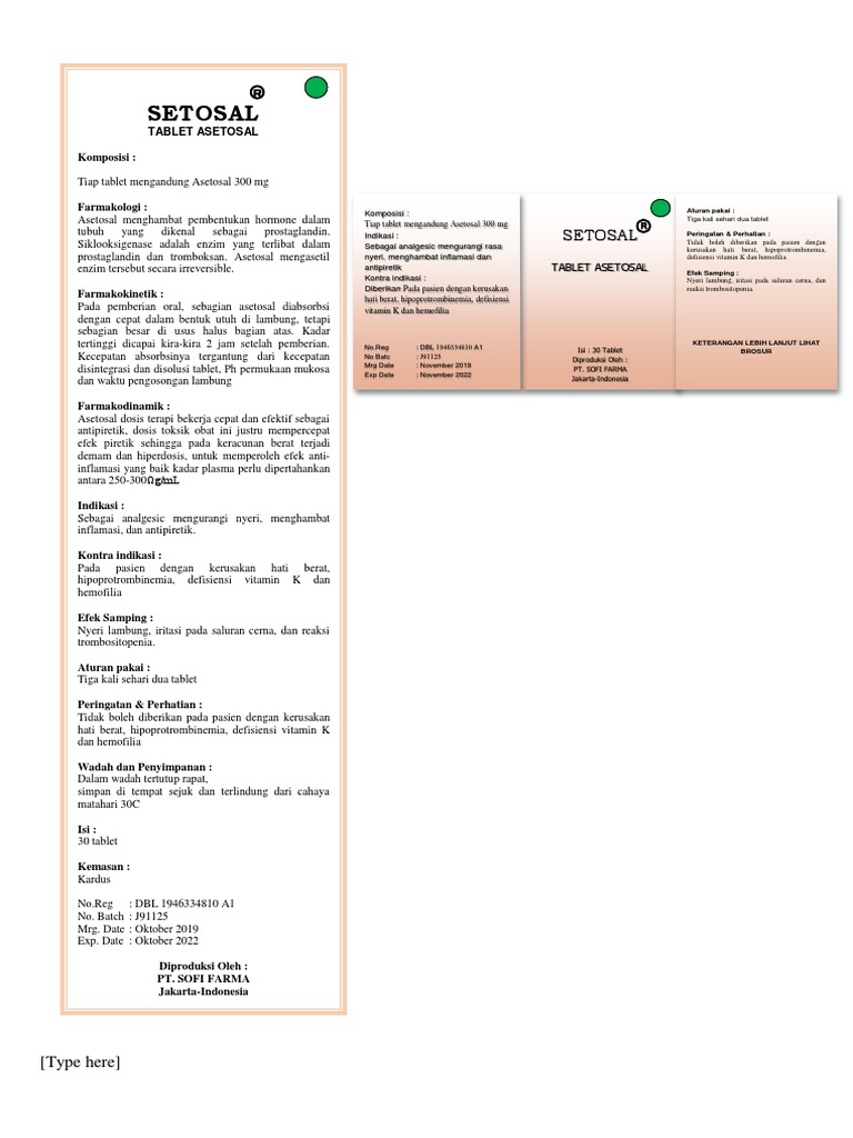 Kemasan Tablet Granulasi Kering | PDF