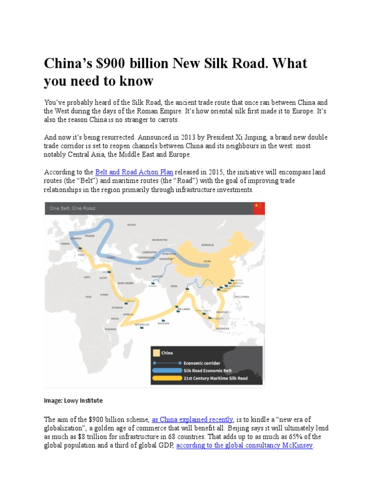 China's $900 Billion New Silk Road. What You Need To Know: Belt and ...