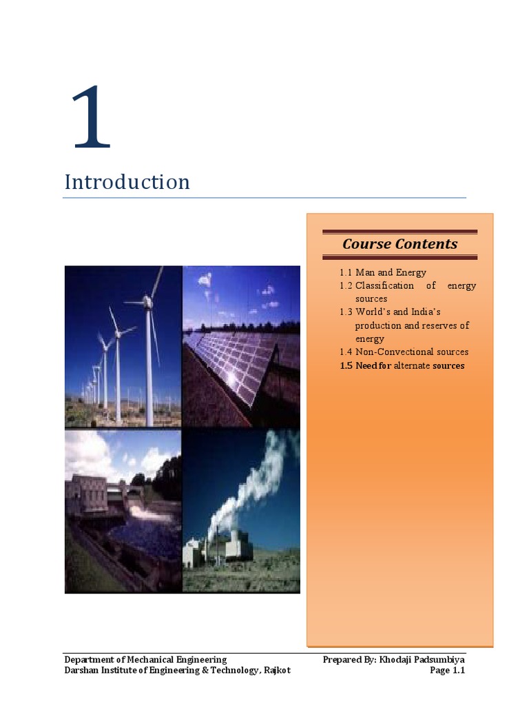 Renewable Energy PDF | PDF | Solar Energy | Renewable Energy