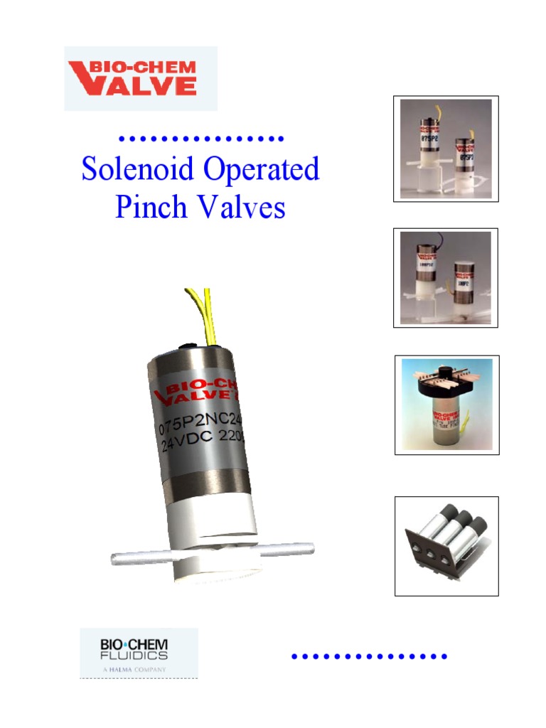 BioChem Pinch Valve User Manual | PDF | Valve | Sterilization ...