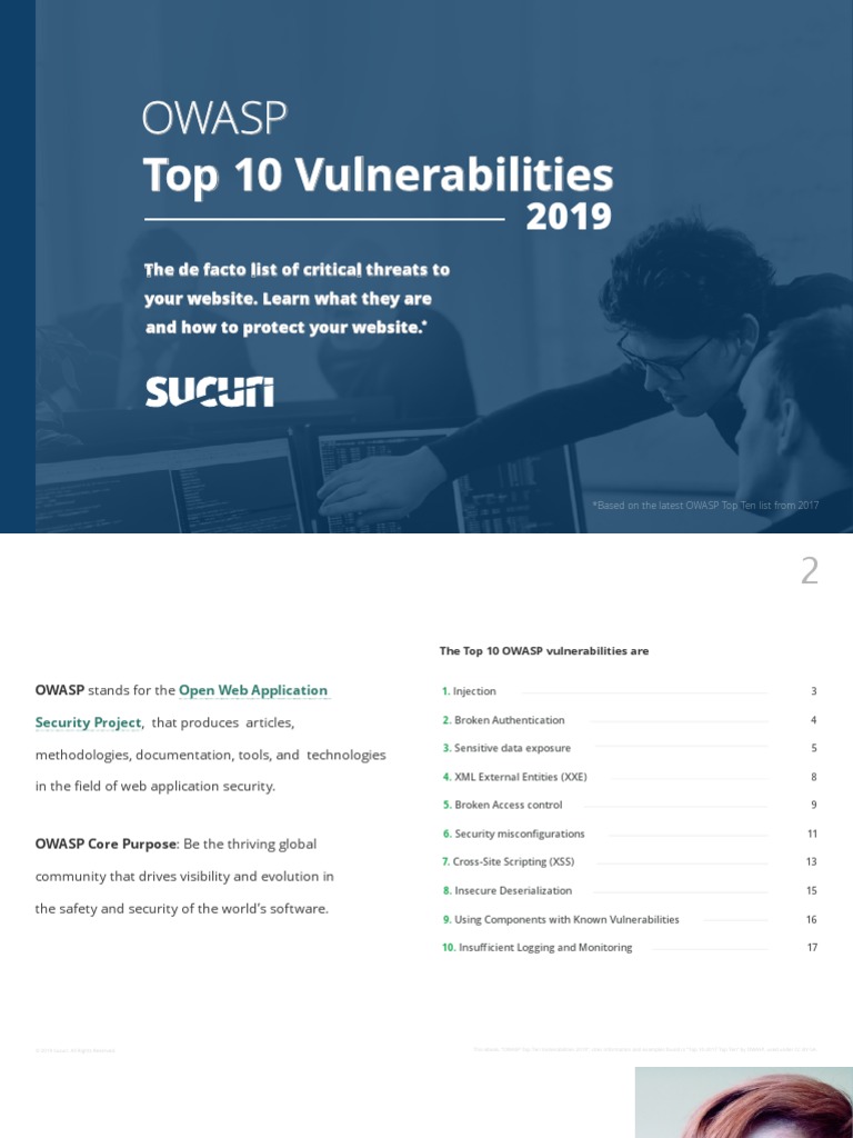 Sucuri Ebook OWASP Top 10 | PDF | Transport Layer Security | Computer ...