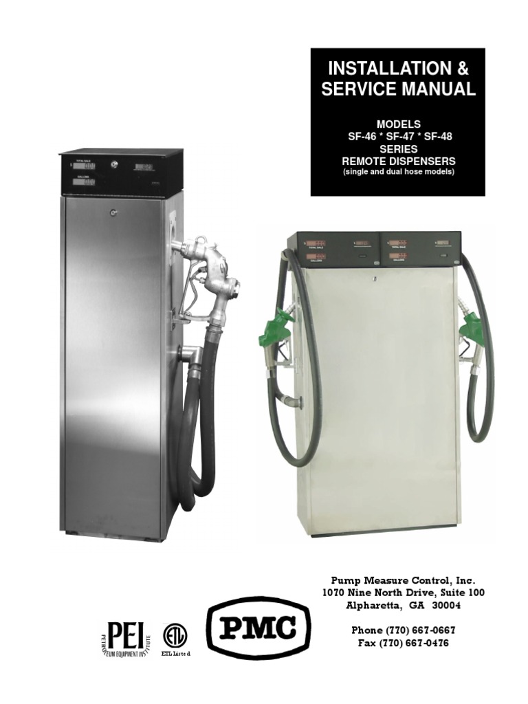 Installation & Service Manual: Models SF-46 SF-47 SF-48 Series Remote ...