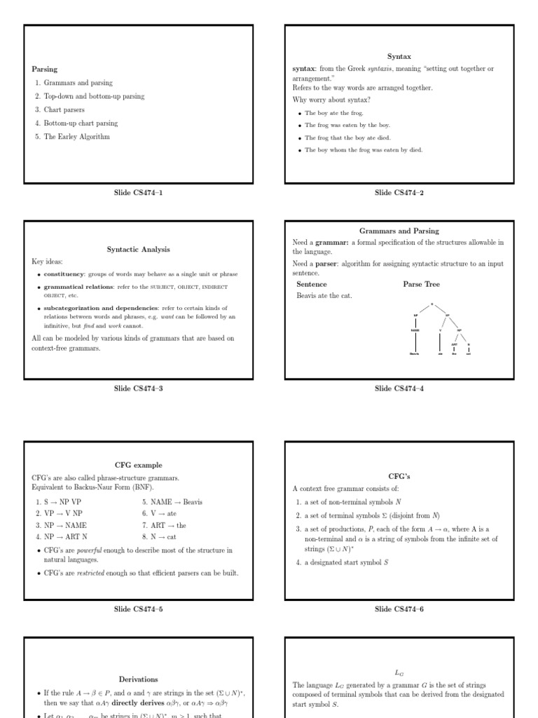 Chart Parsers PDF | PDF | Parsing | Computer Programming