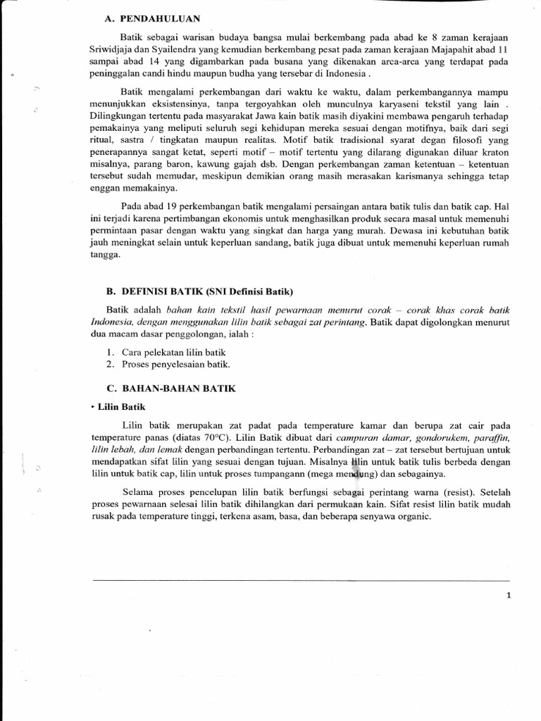 Modul Batik | PDF