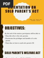 Solo Parent Leave Guidelines in the Philippines | PDF | Annulment | Family