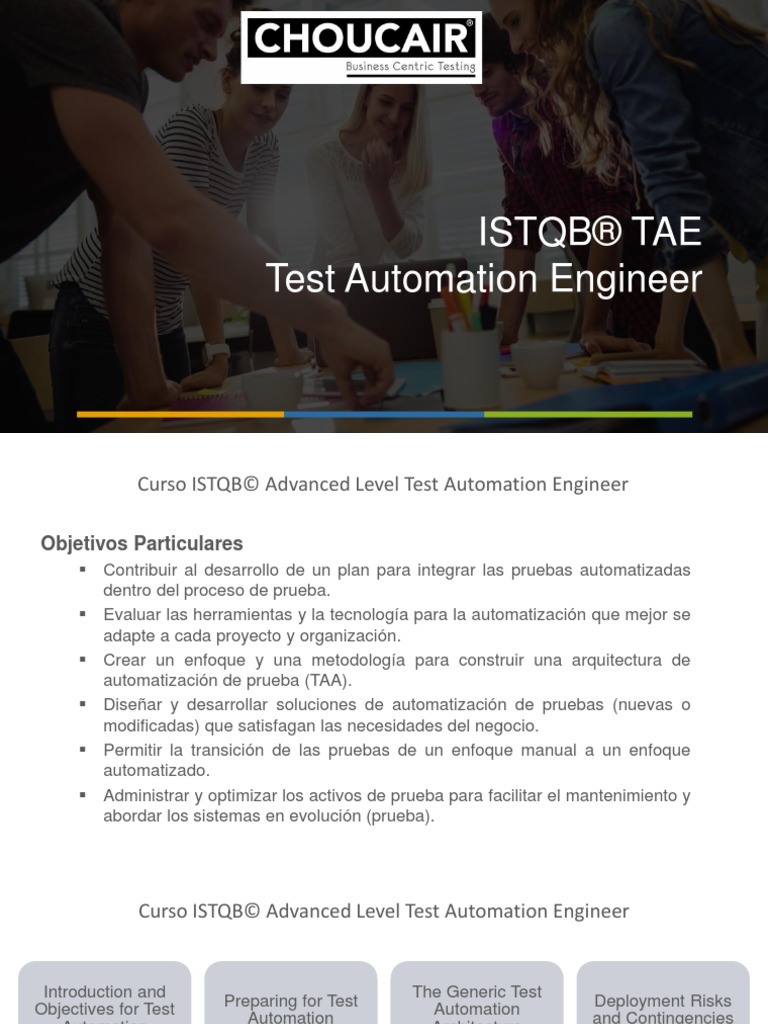 Istqb® Tae Test Automation Engineer | PDF | Ingeniería de Sistemas ...
