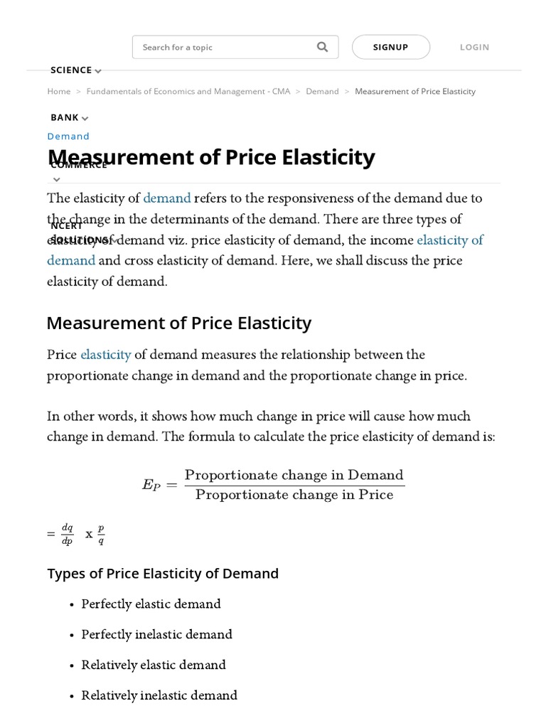 Understanding Price Elasticity of Demand | PDF | Demand | Price ...