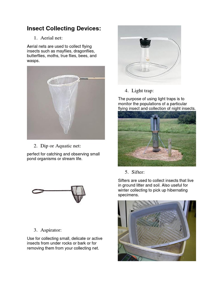 Insect Collection Devices | PDF