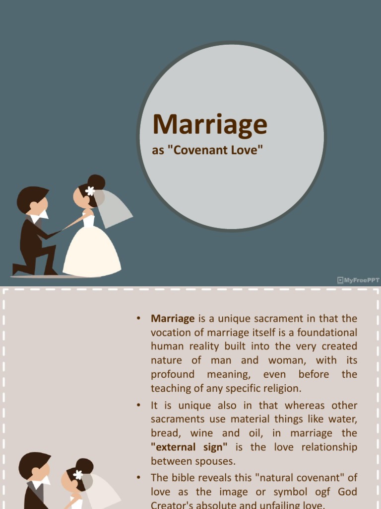 Marriage: As "Covenant Love" | PDF | Catholic Church | Marriage